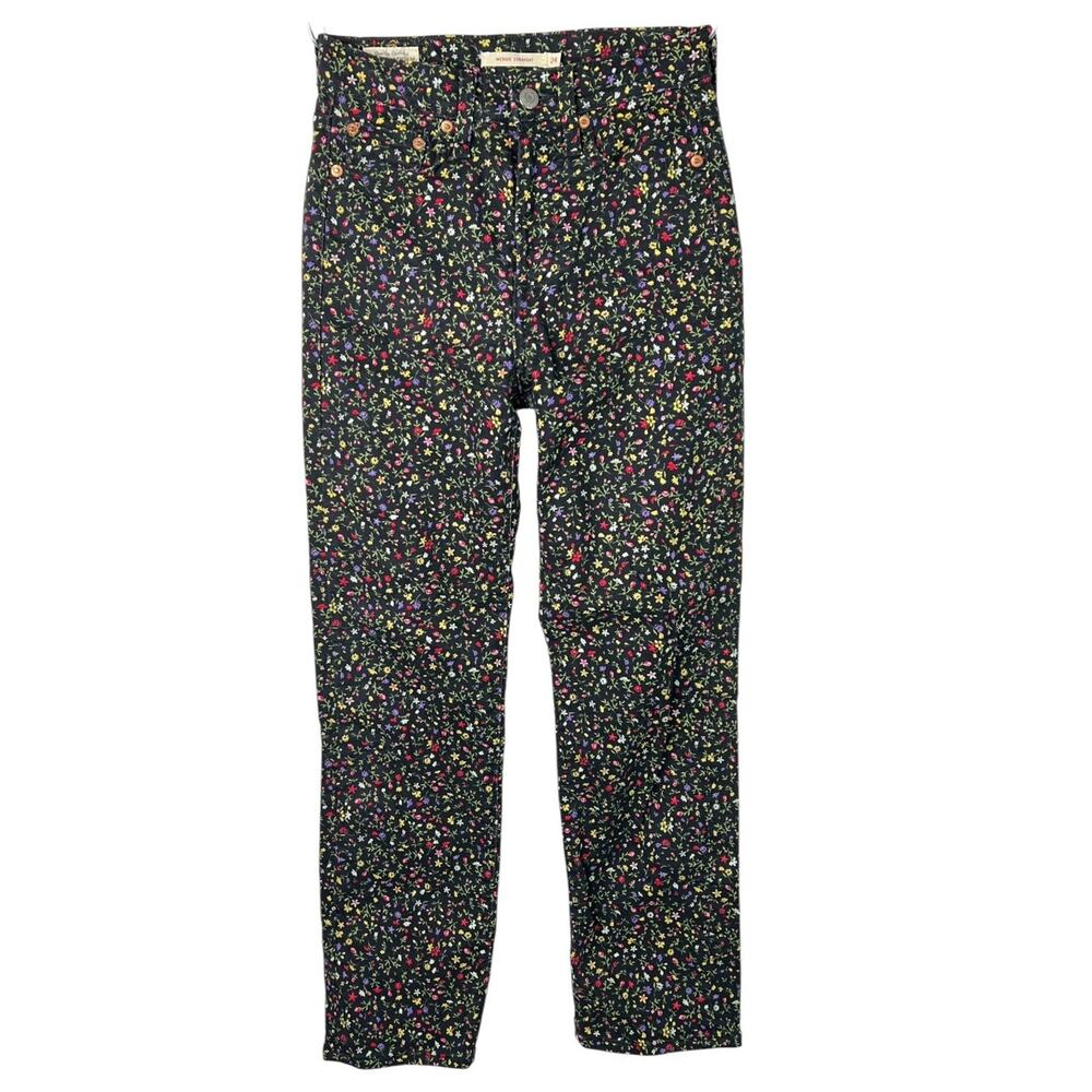 Levi’s Wedgie Straight Jeans Cropped Ultra High Waist… - Gem